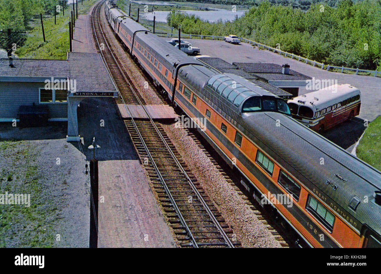 The Empire Builder dome car from 1958 is a part of the famous train ...