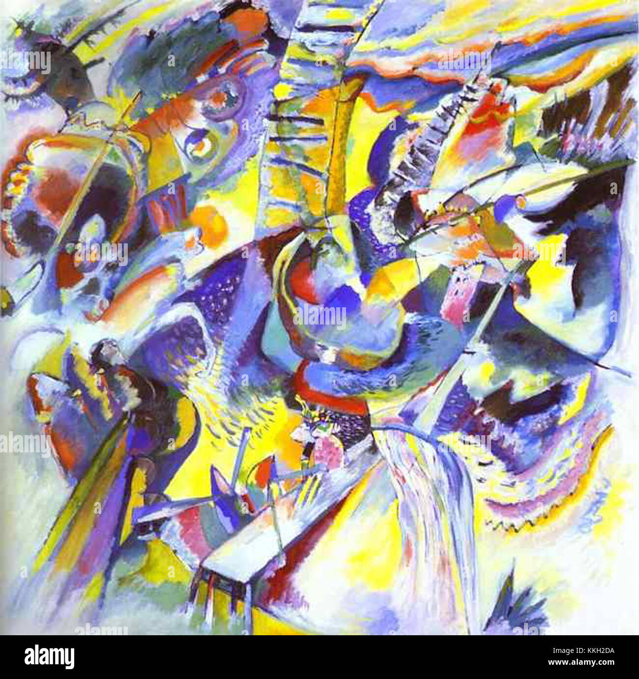 An abstract artwork titled 'Gorge Improvisation', exploring themes of ...