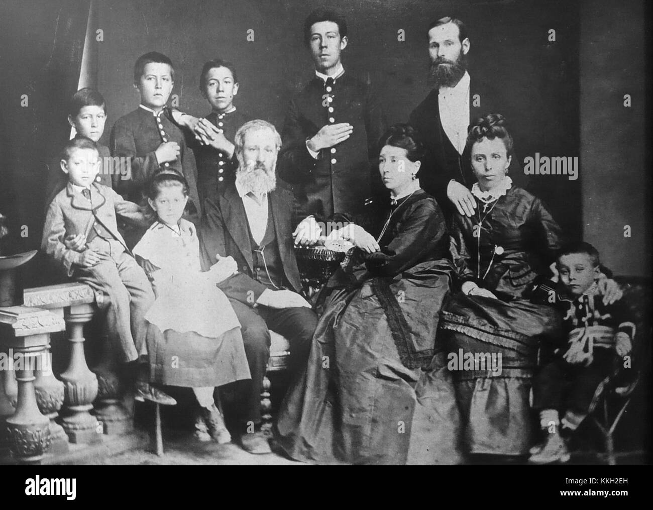 This photograph captures the renowned Russian playwright Anton Chekhov ...