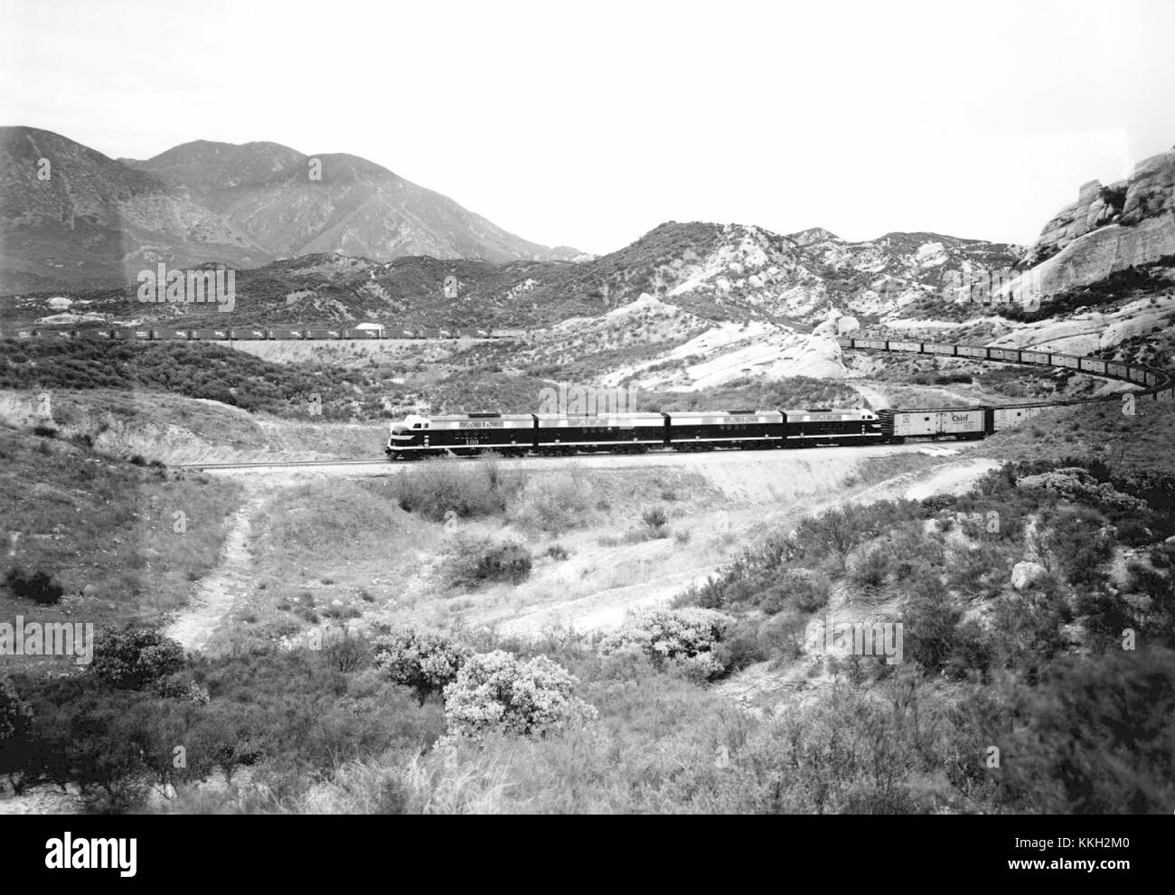 The Santa Fe FT 100 locomotive made its first trip in the mid-20th ...