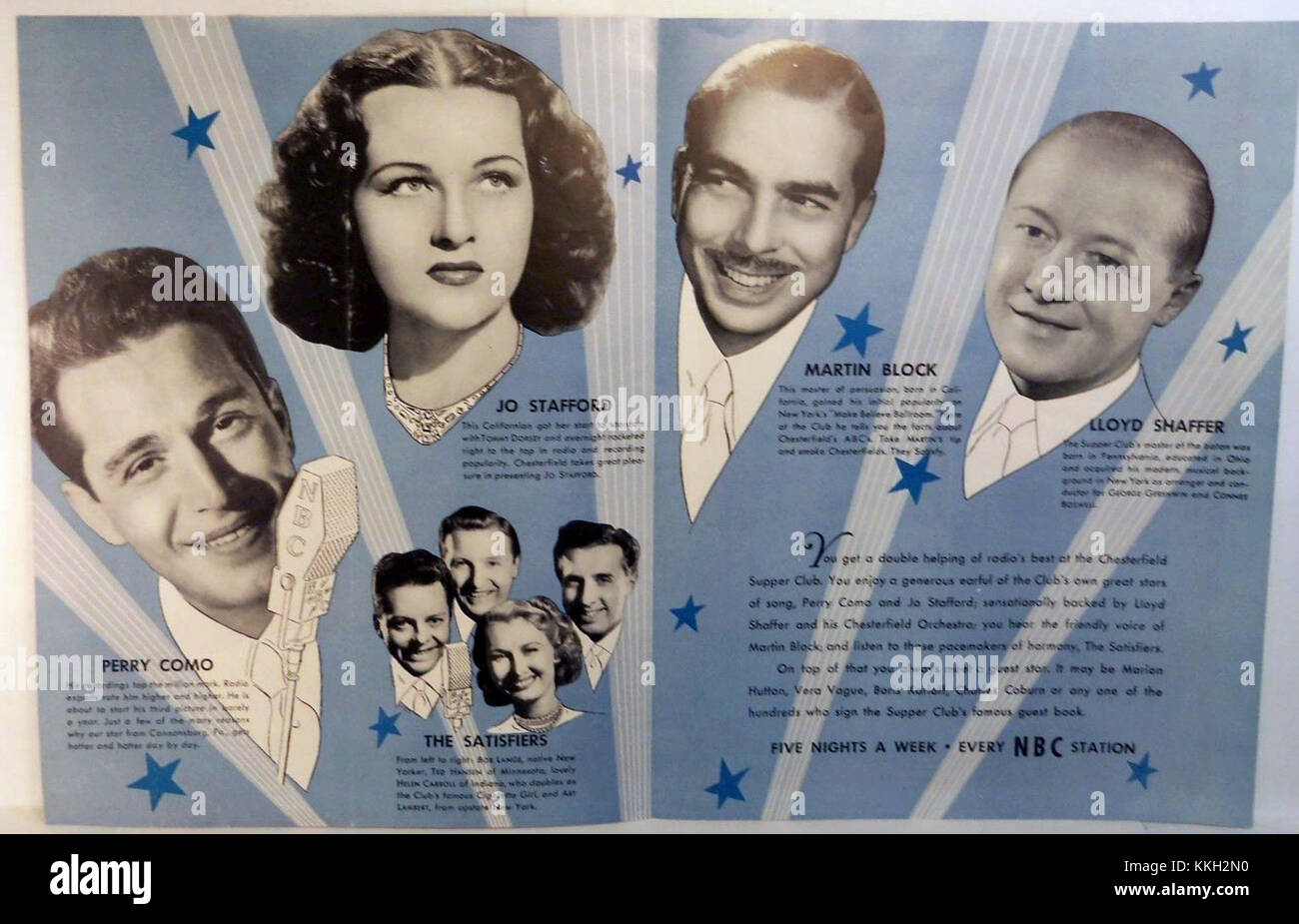 The Chesterfield Supper Club, located in Chicago, was a famous venue ...