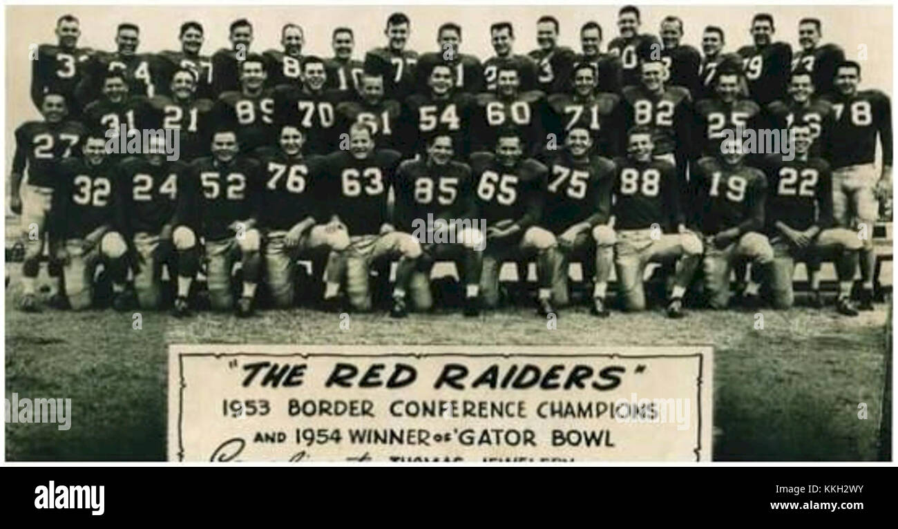 The 1954 Texas Tech football team played in the Gator Bowl, marking a ...