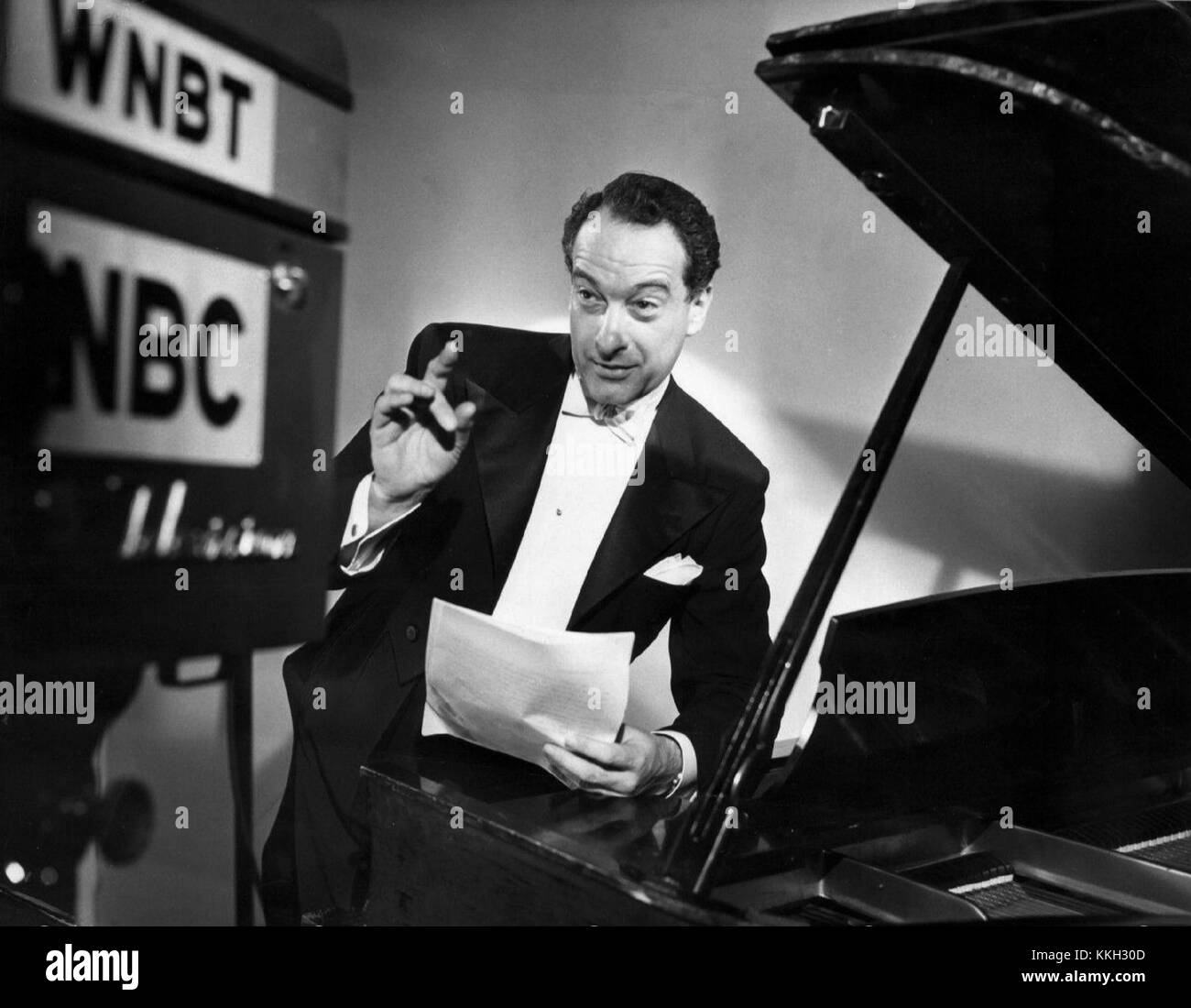 Victor Borge, a Danish-American comedian, conductor, and pianist ...