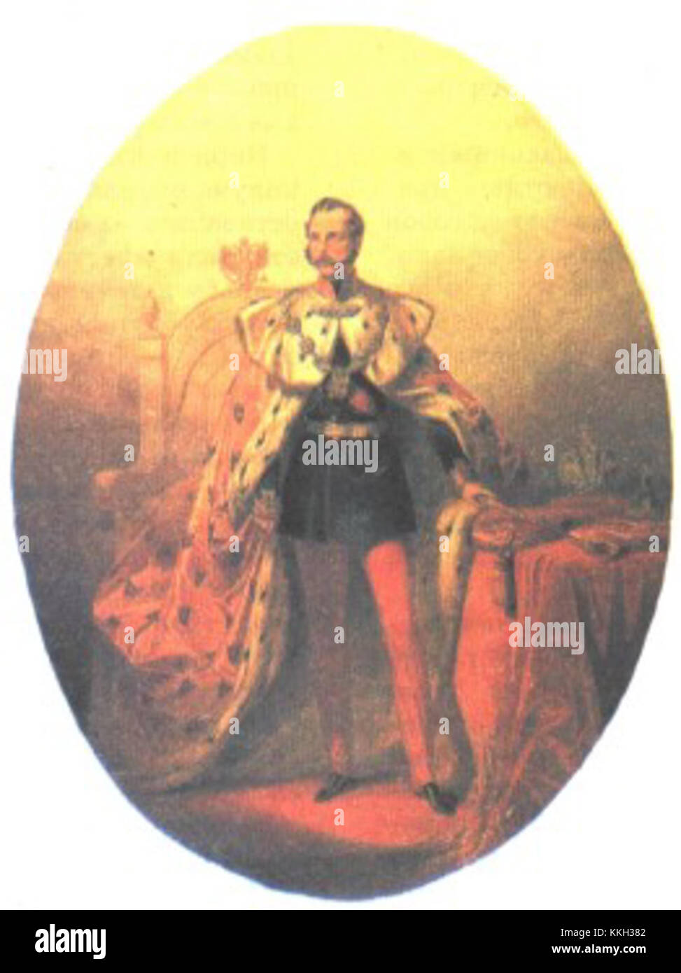 Alexander II coronation portrait Stock Photo - Alamy