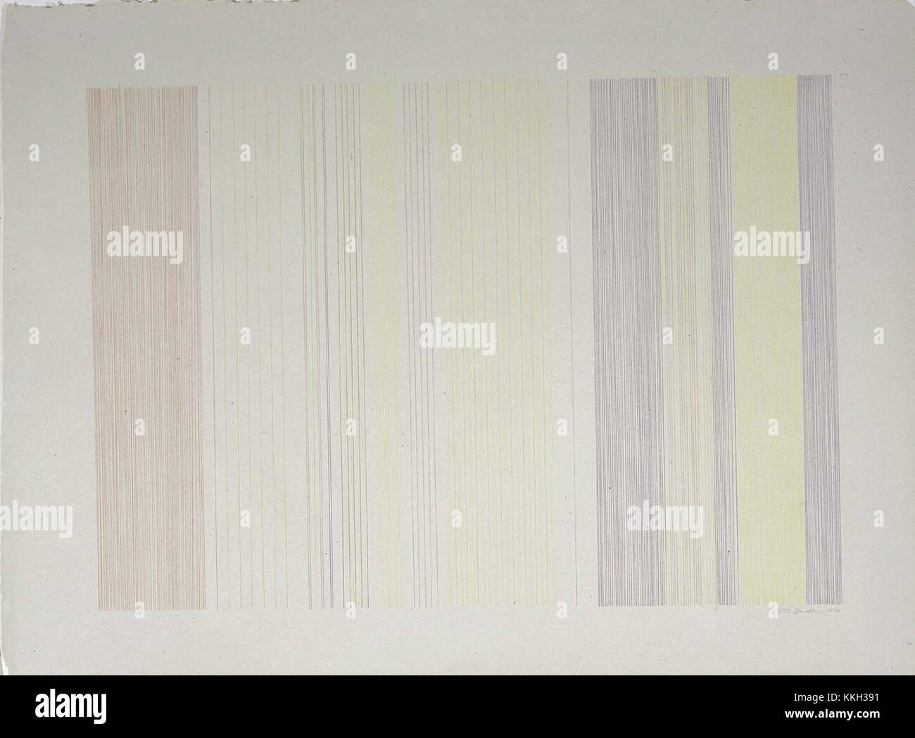 'Home Run' is a work by artist Gene Davis, known for his abstract ...