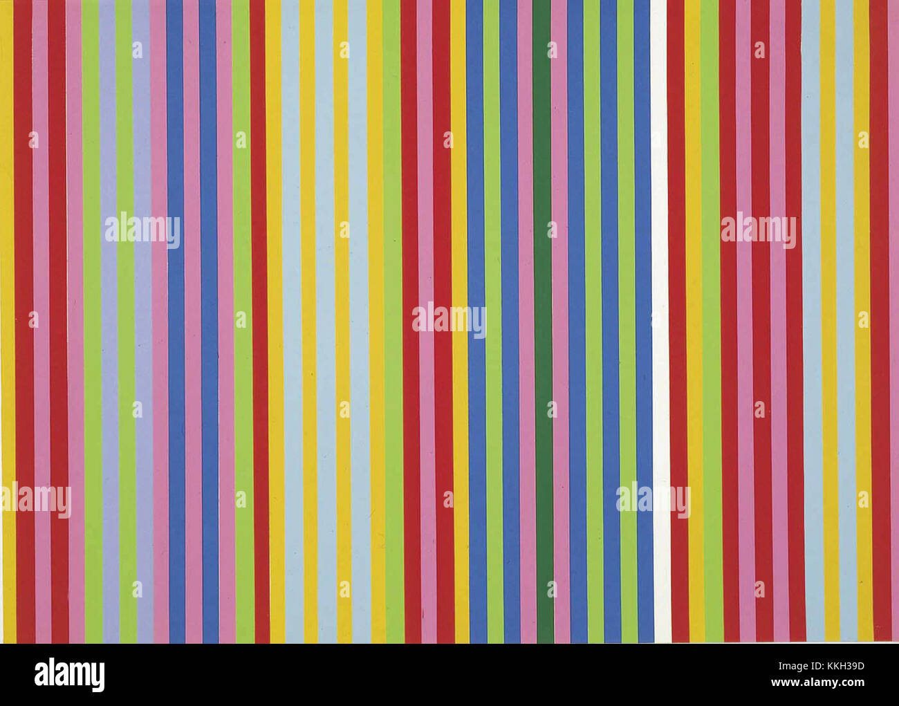 'Untitled' by Gene Davis is a work of abstract art that reflects the ...