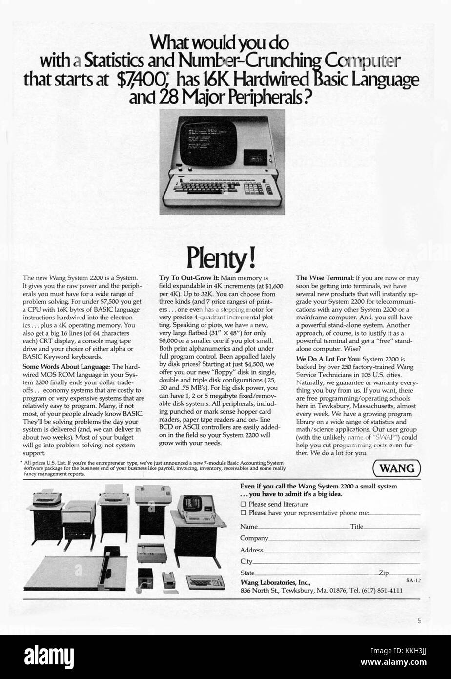 Wang computer hi-res stock photography and images - Alamy