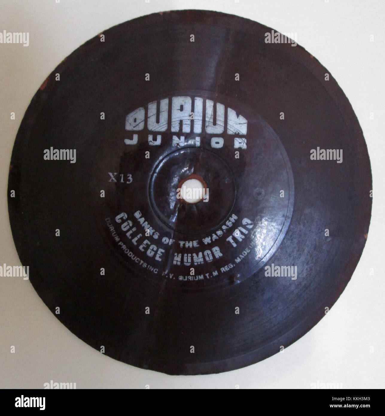 The Durium Jr Record is a type of early 20th-century phonograph record ...