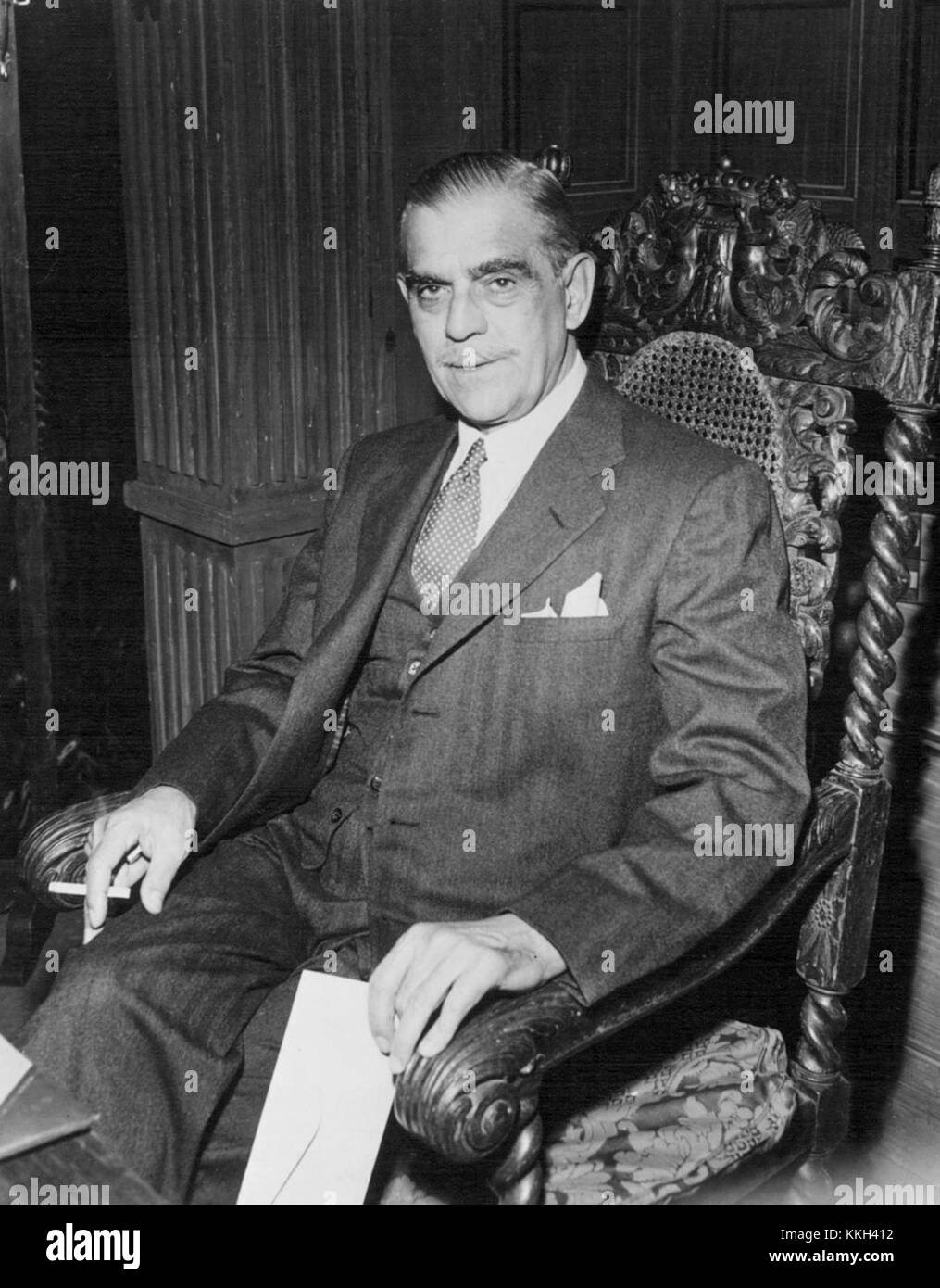 Boris Karloff stars in the 1957 film 'Suspicion,' a mystery thriller ...