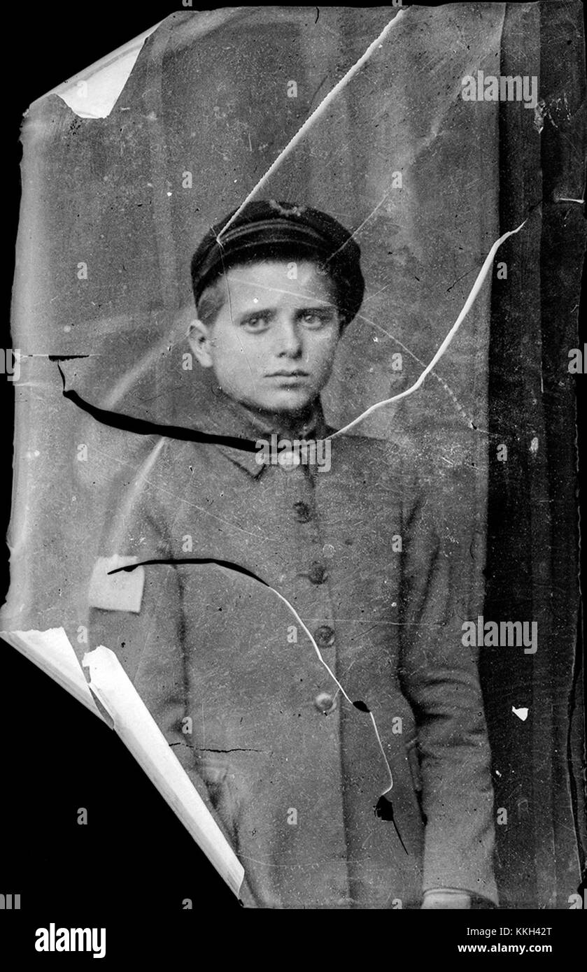 The image captures a child wearing a school uniform, dated February 12 ...