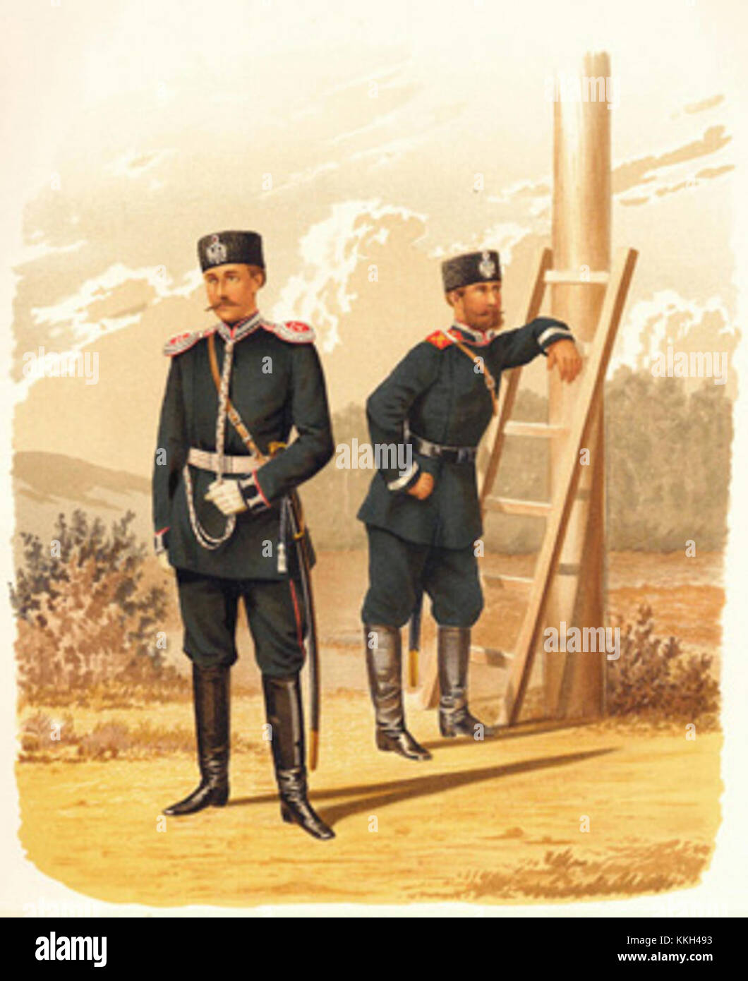 This illustration provides a detailed look at the evolution of uniforms ...