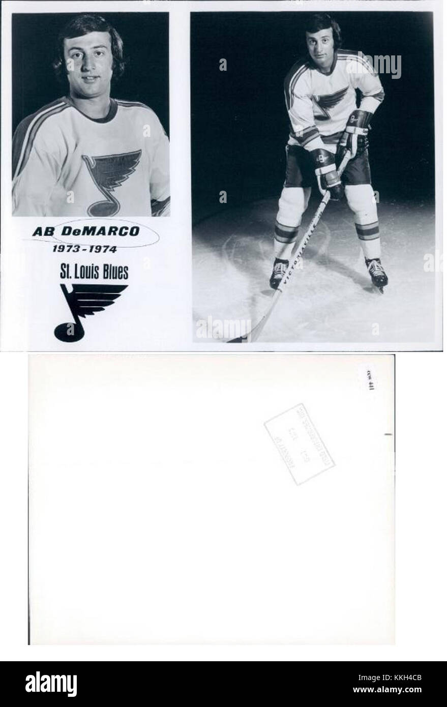 Photograph of Ab DeMarco Jr., taken in 1973 Stock Photo - Alamy