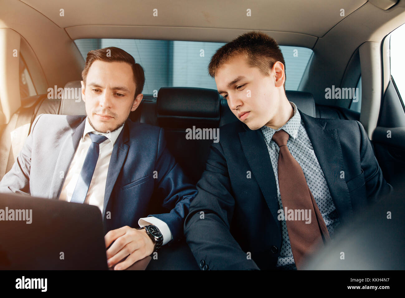 Meeting inside car hi-res stock photography and images - Alamy