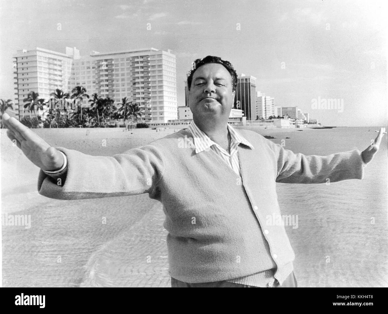 A photograph of Jackie Gleason, a famous American comedian and actor ...