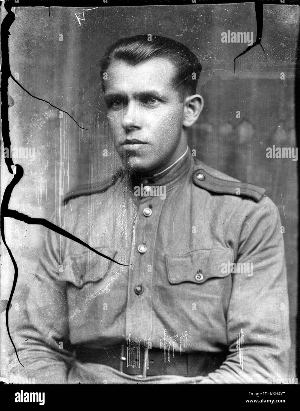 This set of two images features military personnel, possibly captured ...