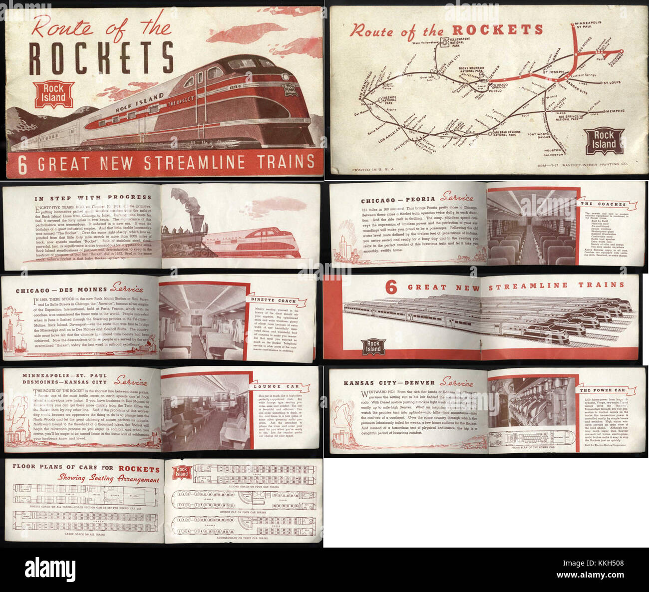 The Rock Island Rockets were a popular passenger train service ...