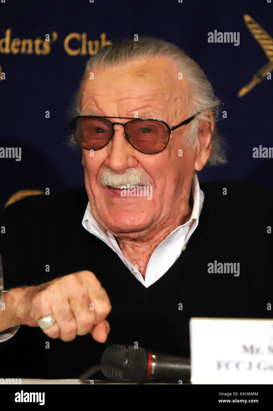 Tokyo, Japan. 30th Nov, 2017. American comic legend and Marvel's ...