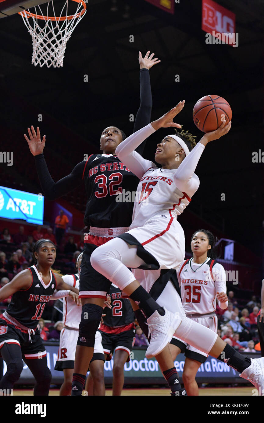 Piscataway, New Jersey, USA. 30th Nov, 2017. Rutgers forward, CAITLIN ...