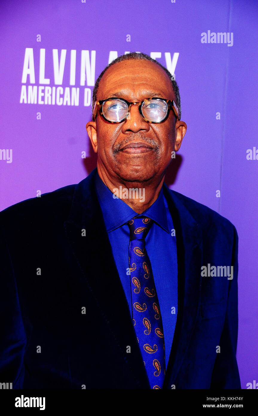 New York, NY, USA. 29th Nov, 2017. George Faison attends Alvin Ailey ...