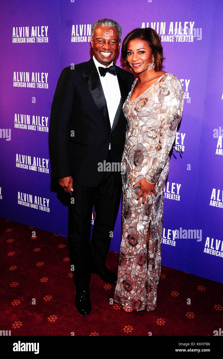 New York, NY, USA. 29th Nov, 2017. Art Collins and Sela Collins attend ...