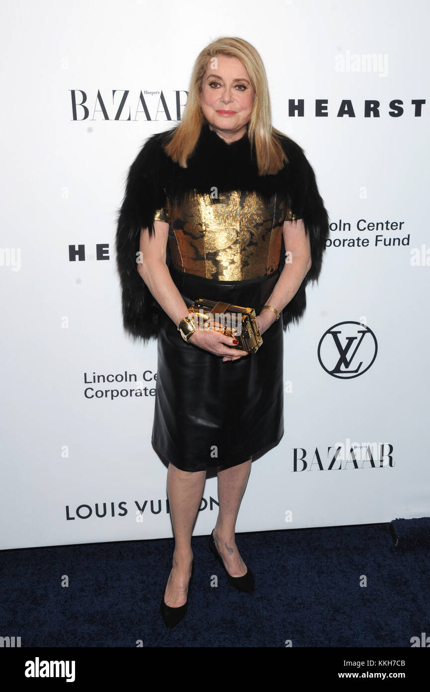 New York, NY, USA. 30th Nov, 2017. Catherine Deneuve at the Lincoln ...
