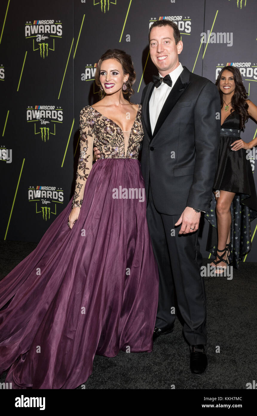 Las Vegas, NV, USA. 30th Nov, 2017. Samantha Busch and Kyle Busch ...