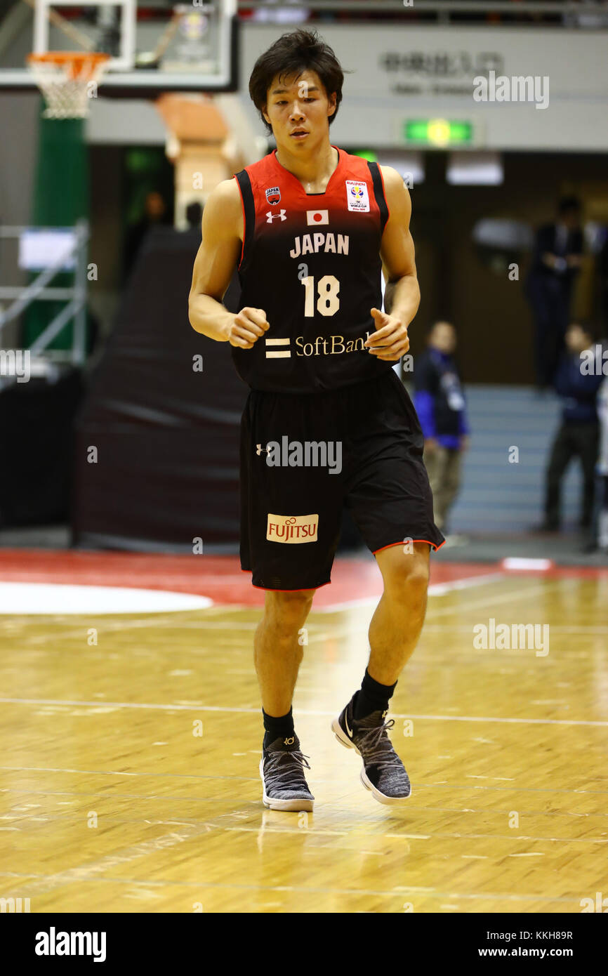 Tokyo, Japan. 24th Nov, 2017. Yudai Baba (JPN) Basketball : FIBA ...