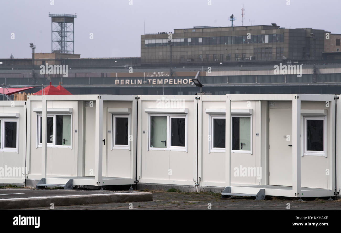 Berlin Germany Container Village Refugees High Resolution Stock ...