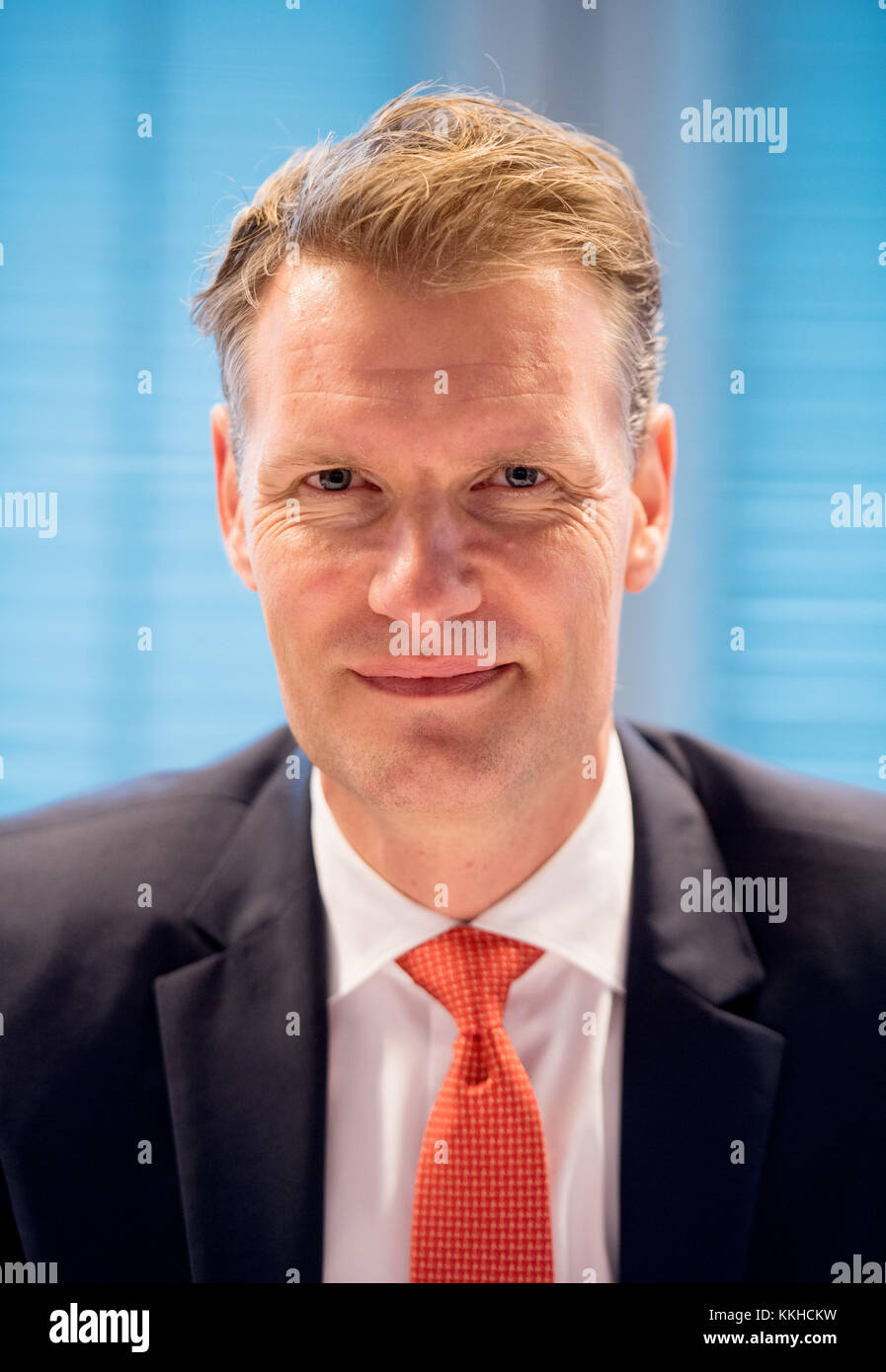 Hamburg, Germany. 1st Dec, 2017. Soeren Toft Operative CEO of Maersk ...