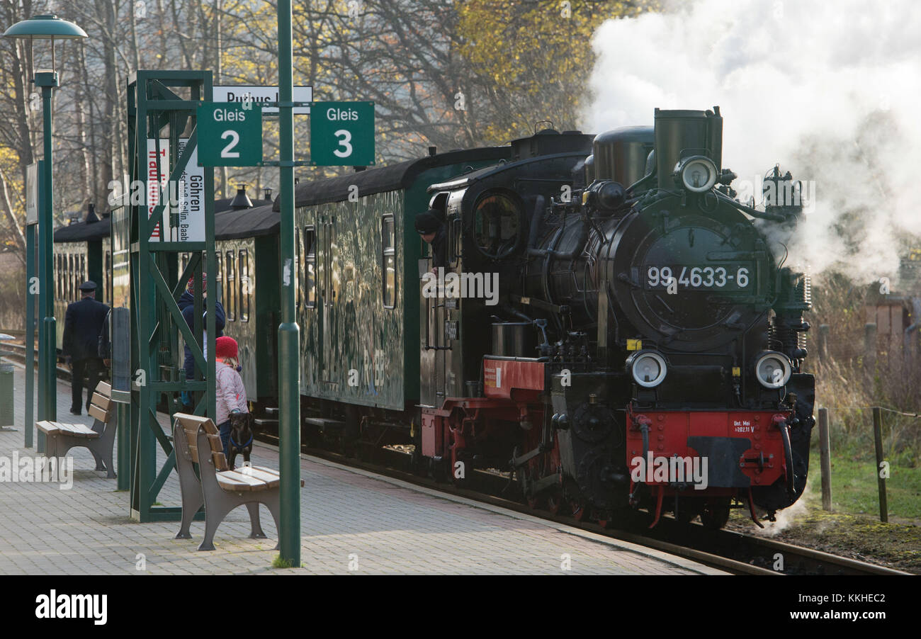 The 99 4633-6 steam engine from the Saxon railway construction and ...