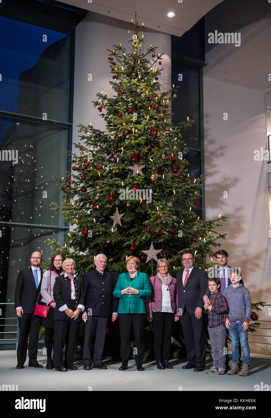 Berlin, Germany. 30th Nov, 2017. German Chancellor Angela Merkel ...