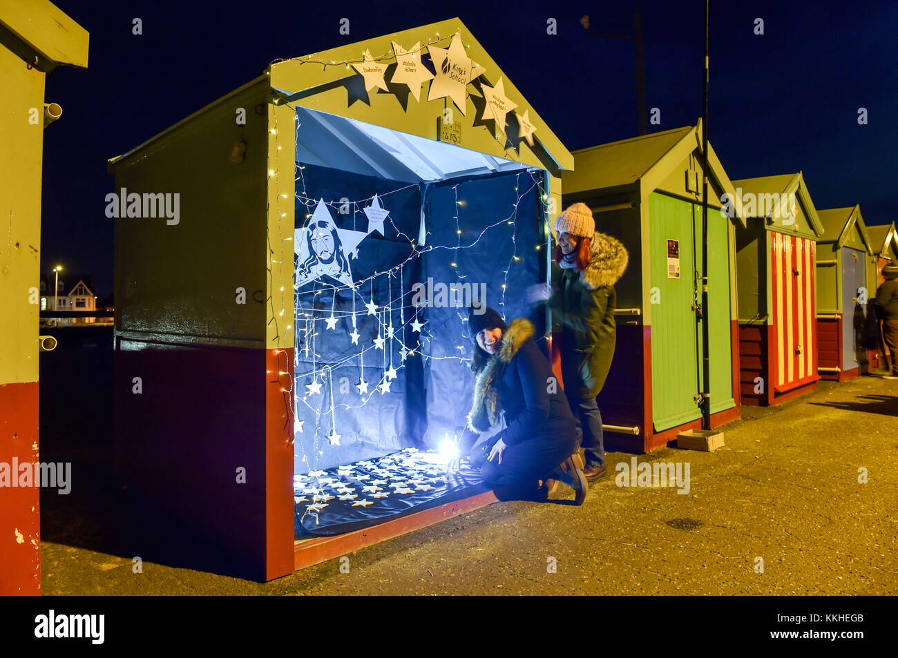 The beach hut advent calendar hi-res stock photography and images - Alamy