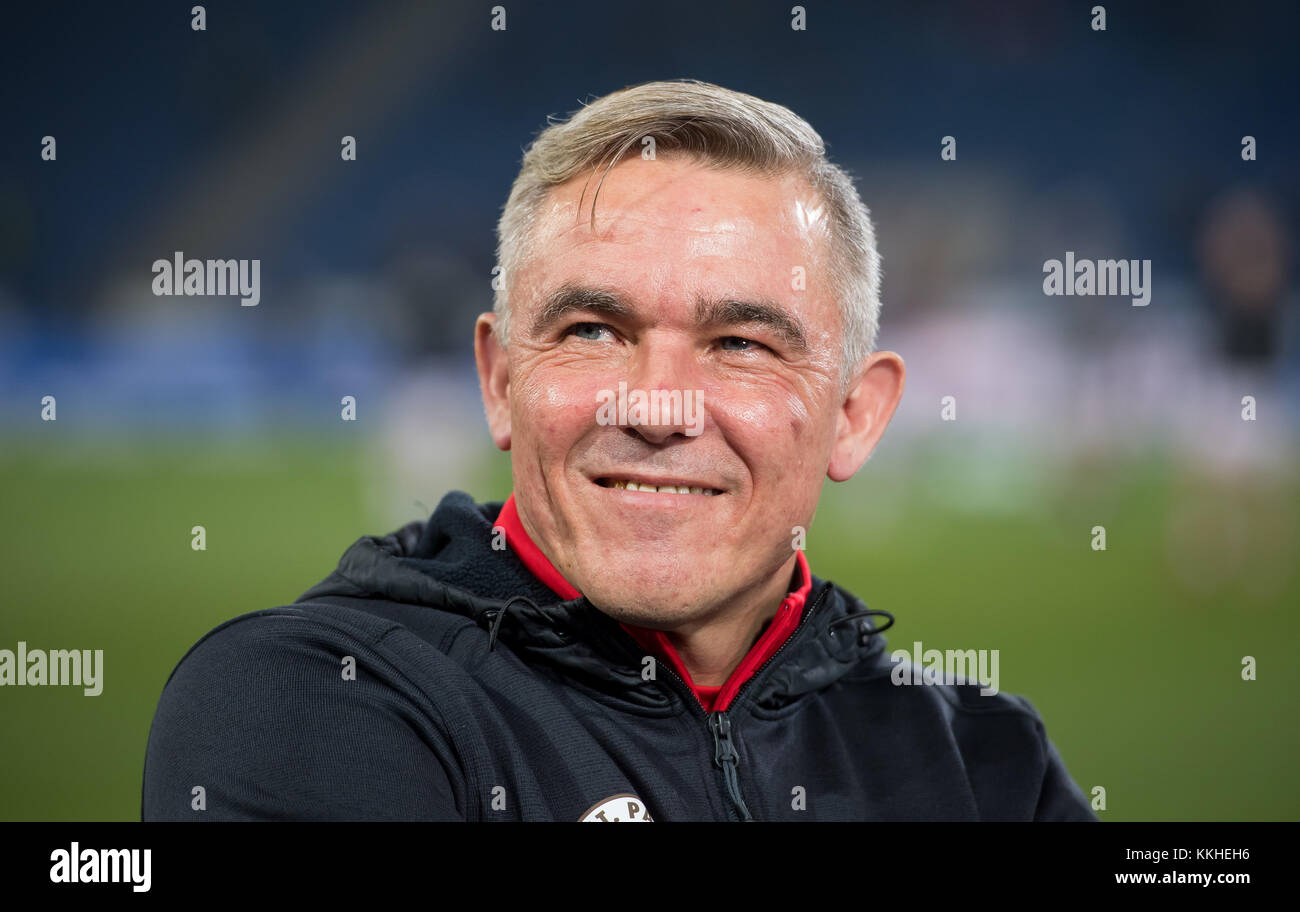 Bielefeld, Germany. 01st Dec, 2017. St. Pauli's coach Olaf Janssen ...