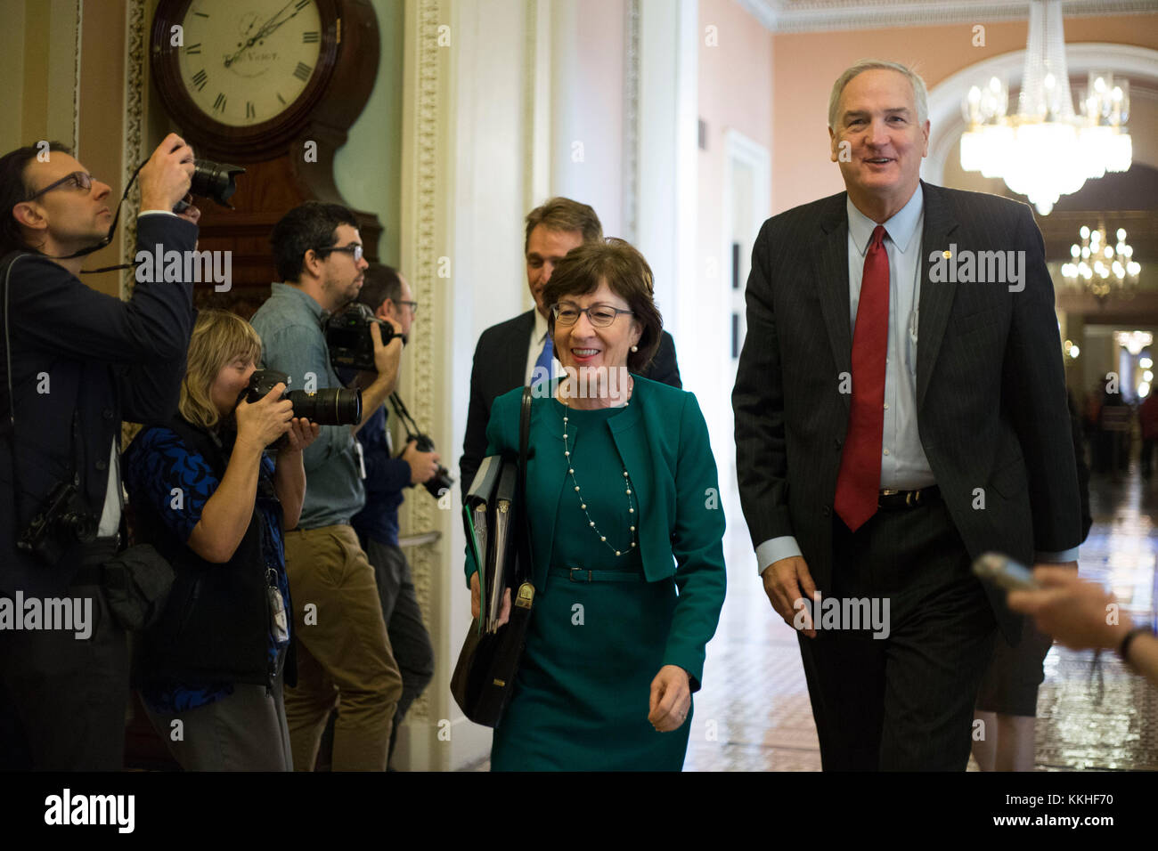 United States Senator Jeff Flake (Republican of Arizona) left, and US ...
