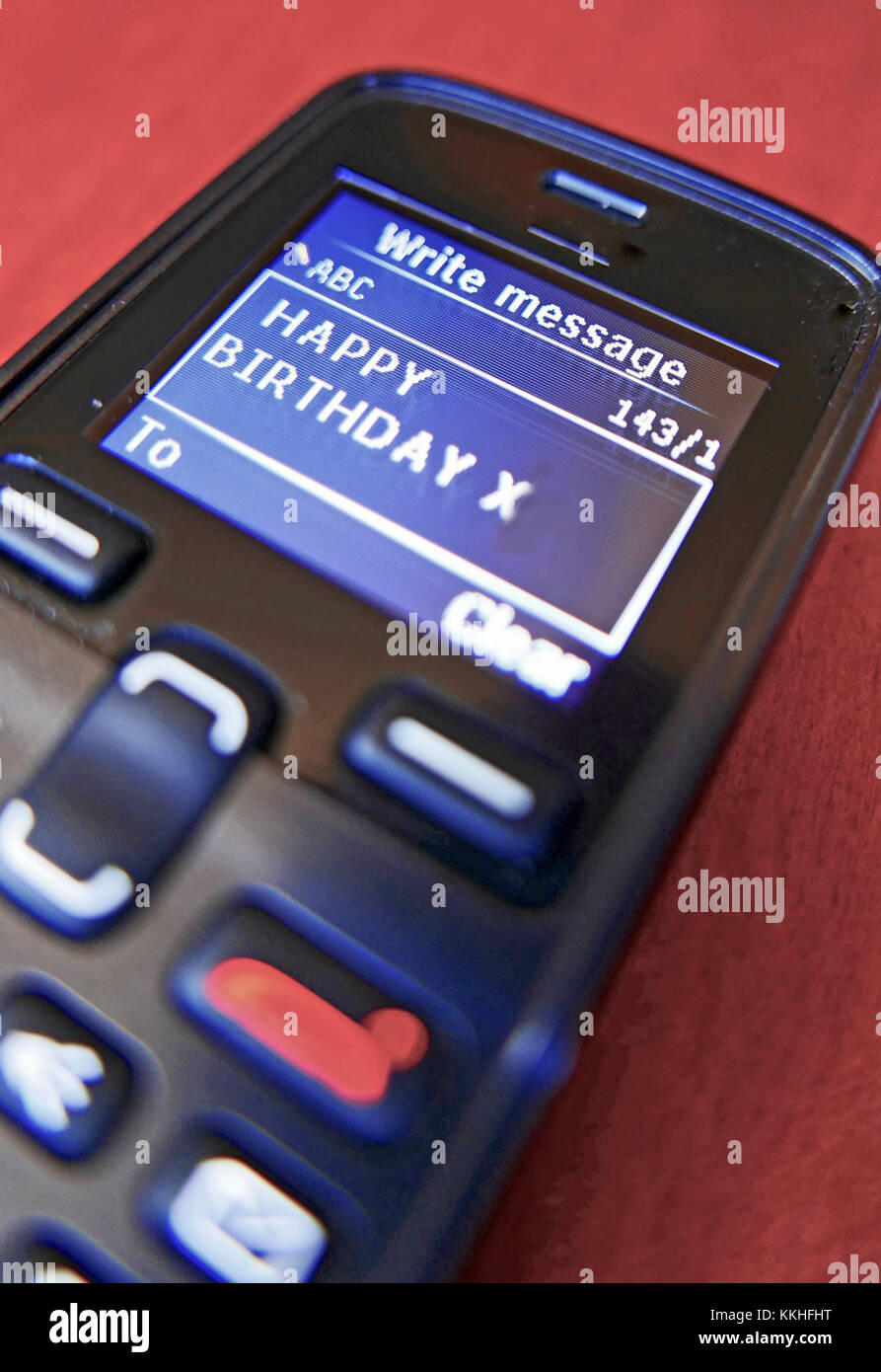 First text message 1992 hi-res stock photography and images - Alamy