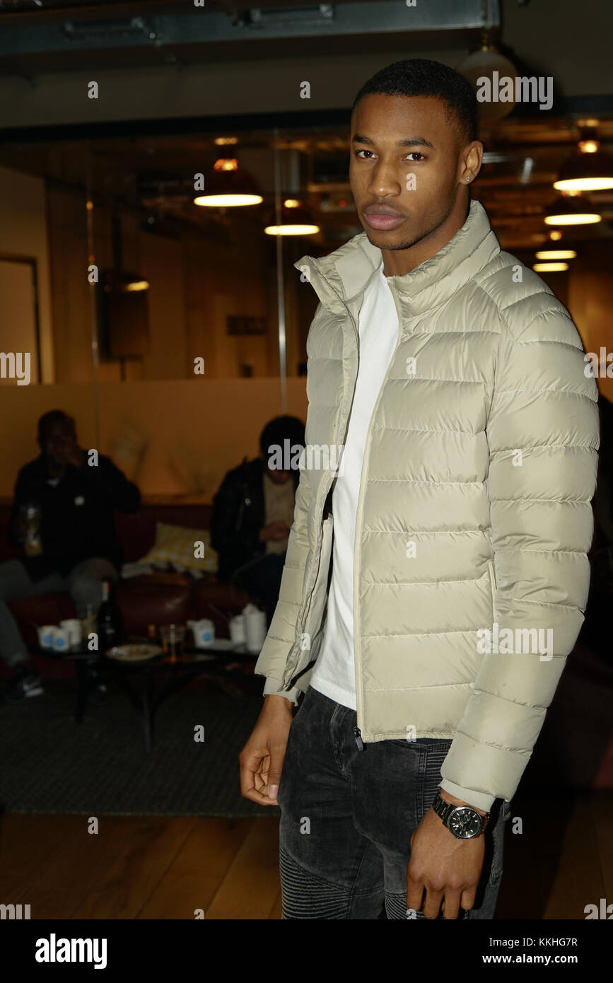 London, England, UK. 1st Dec, 2017. DeReece Grant attends Sagaboi ...