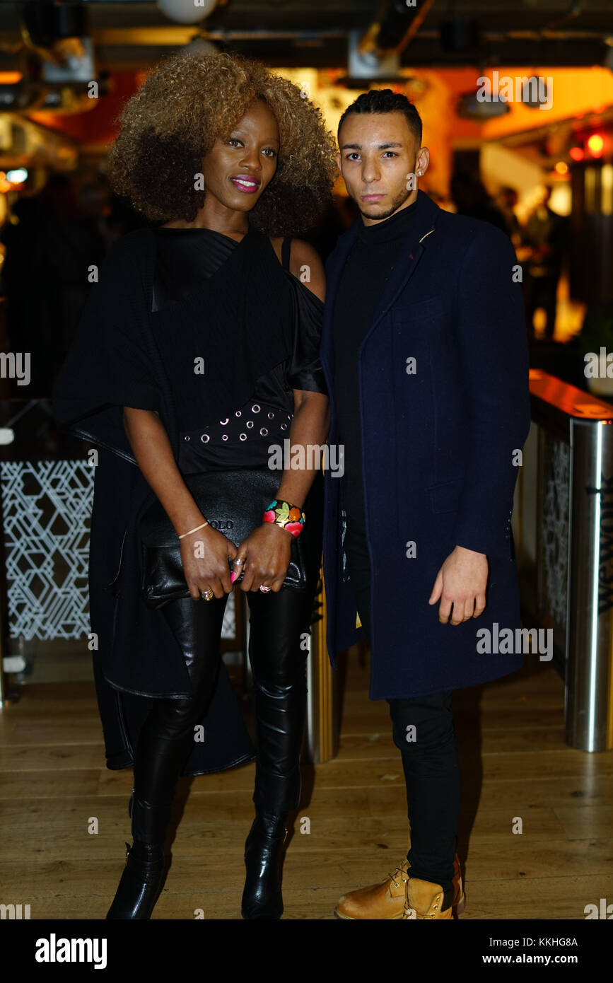 London, England, UK. 1st Dec, 2017. Josh Young (R)winners Austin, Nikki ...