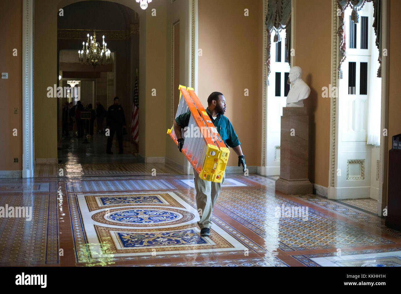 Washington, United States Of America. 01st Dec, 2017. A member of the ...