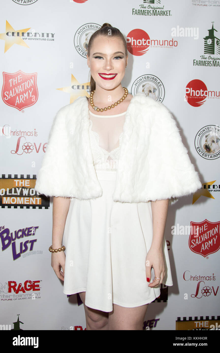 Los Angeles, California, USA. 30th Nov, 2017. Caroline Roman attending ...