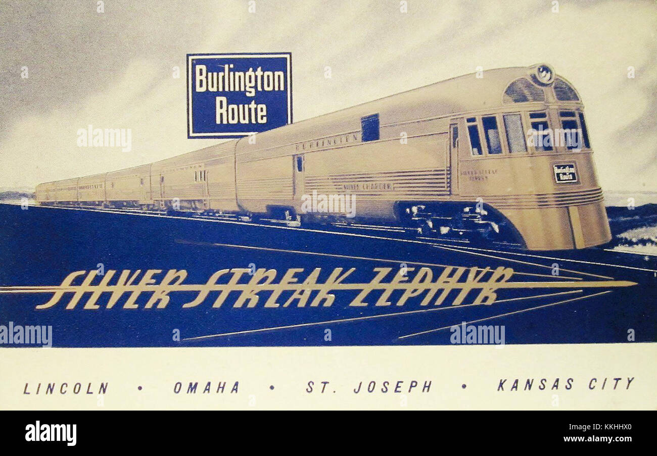 The Silver Streak Zephyr is a historic streamlined train known for its ...
