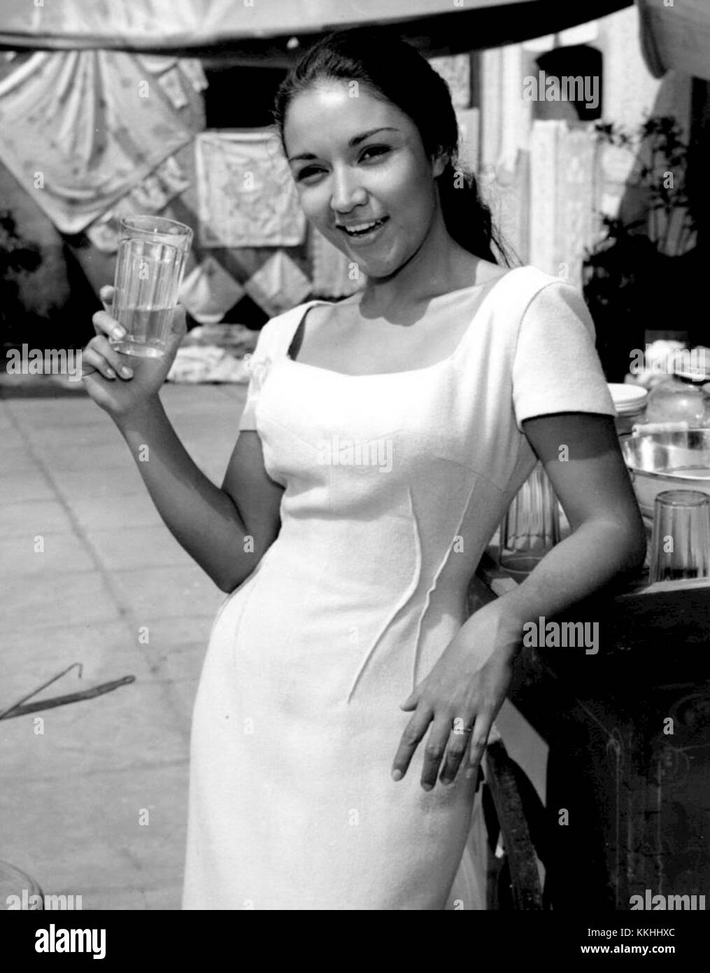 A portrait of Miriam Colon, a Puerto Rican actress, taken in 1962 ...