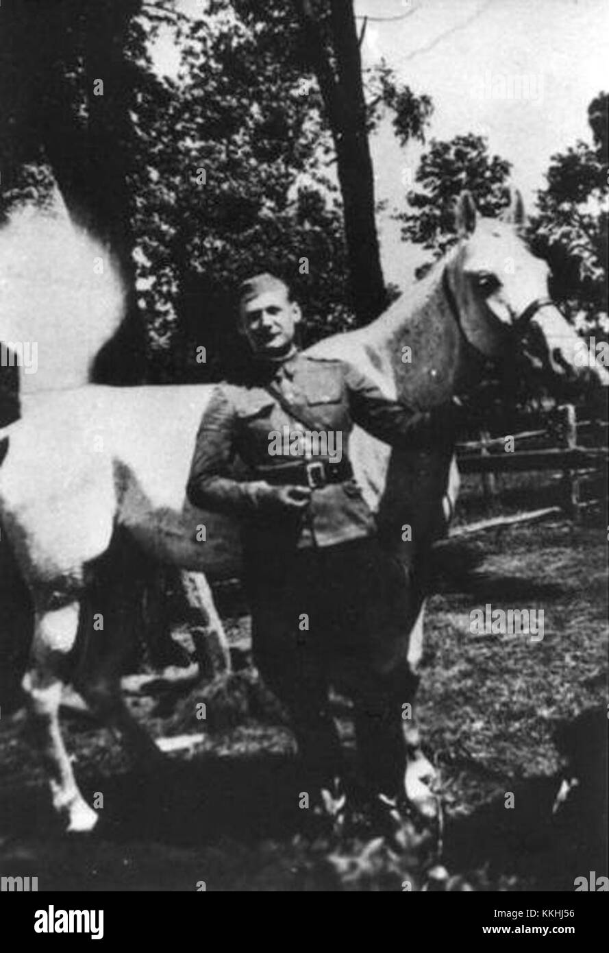 Ryszard Linscheid with horse Stock Photo - Alamy