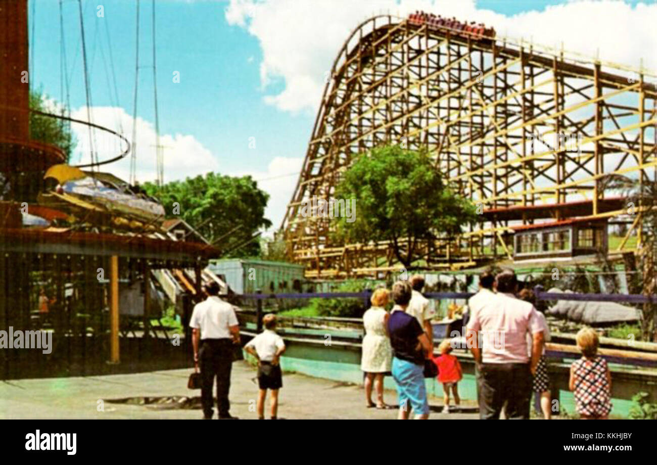 1964 Dorney Park Coaster Stock Photo - Alamy