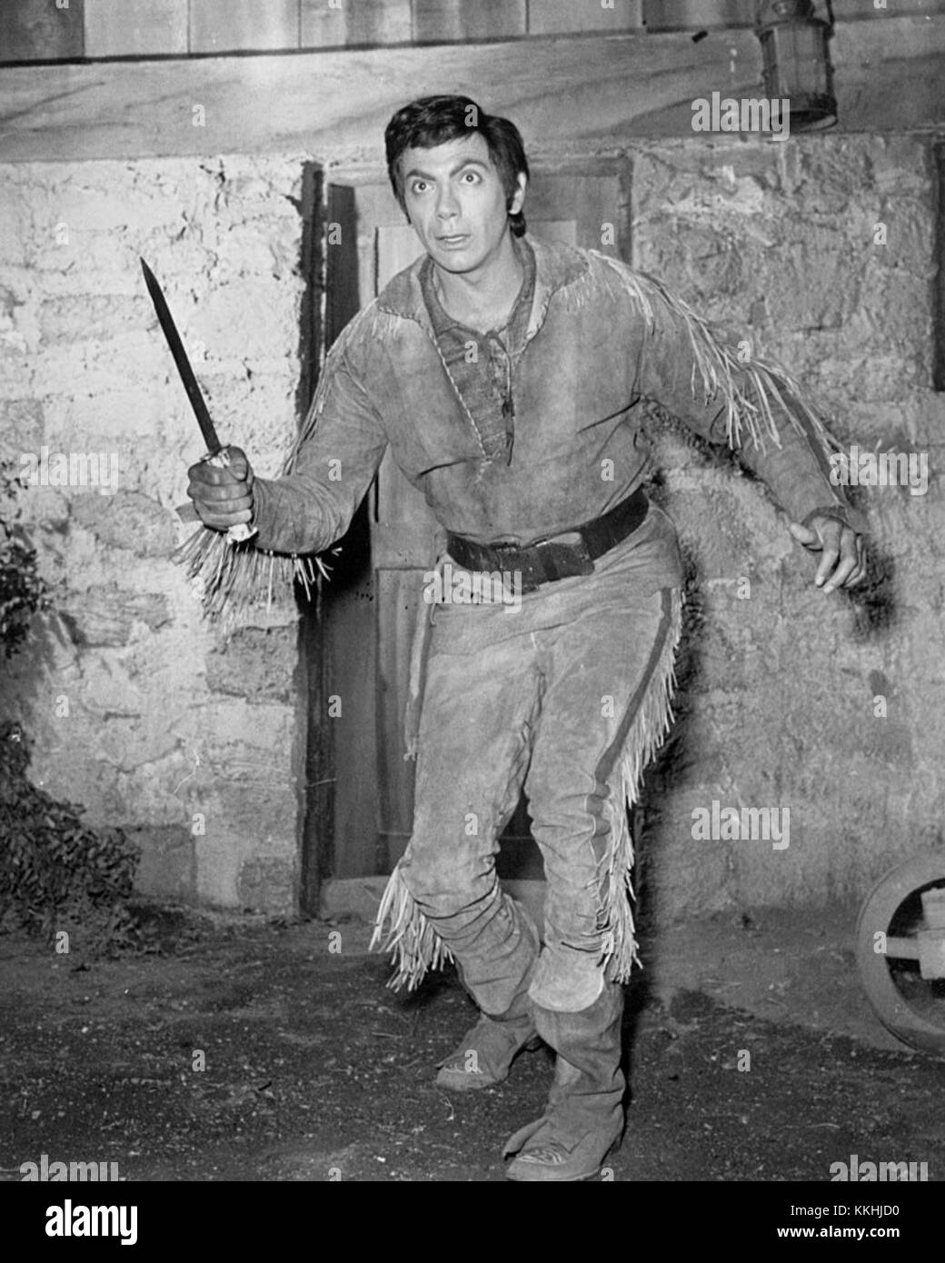 Ed Ames, an American actor and singer, is featured in a promotional ...