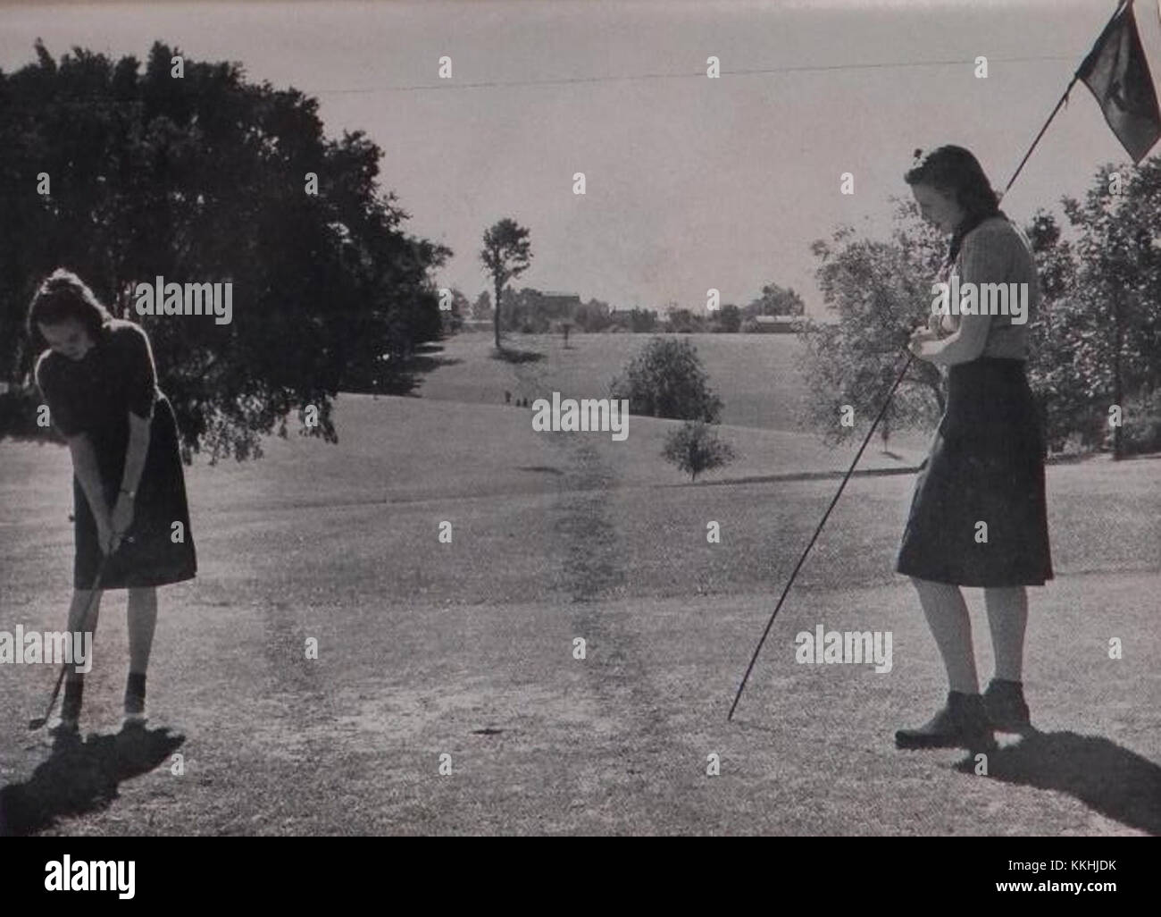 1940s students on campus hi-res stock photography and images - Alamy