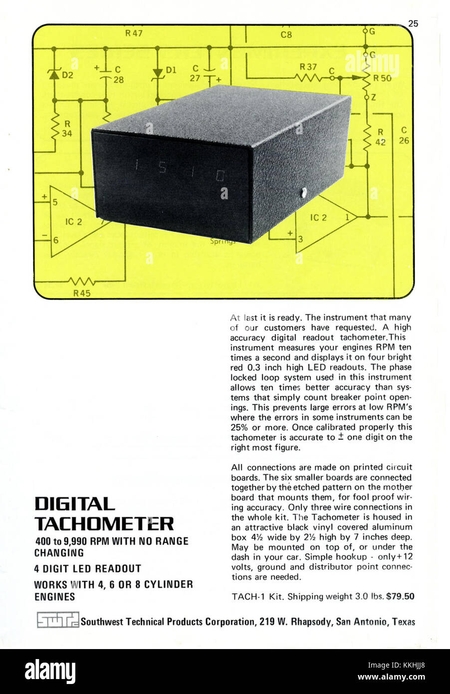 The 1972 SWTPC (Southwest Technical Products Corporation) catalog page ...