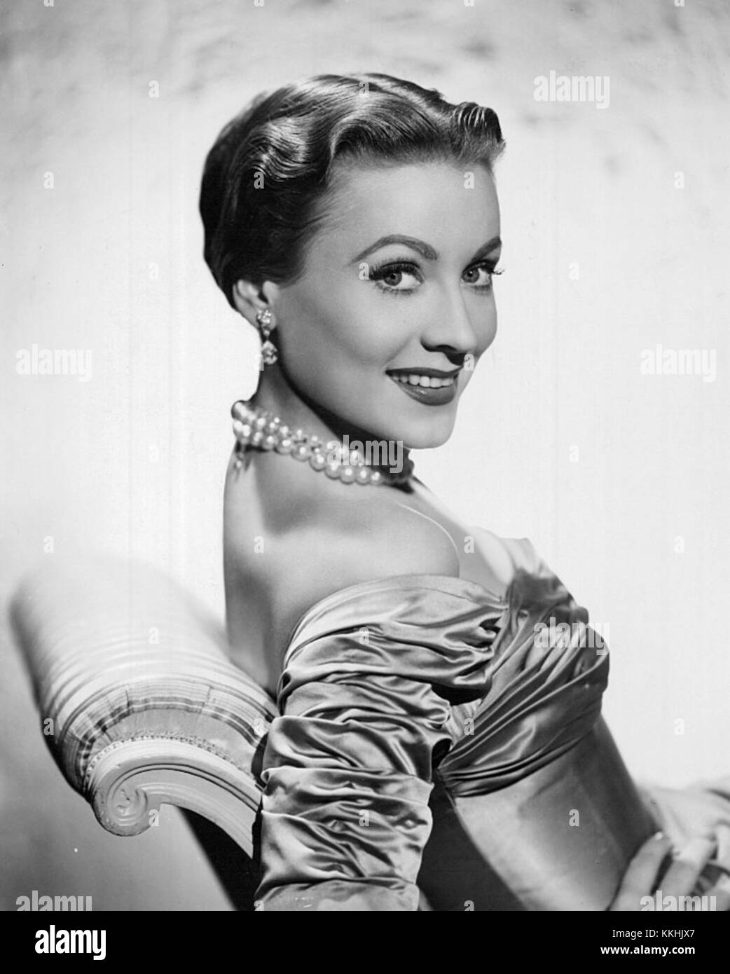 Anne Jeffreys, an American actress, is captured in this 1954 photograph ...