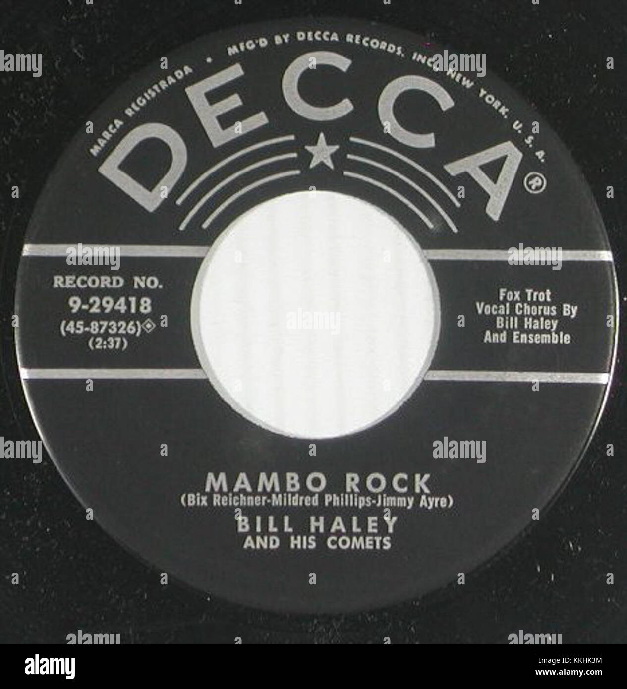 'Mambo Rock' is a 1955 single by Bill Haley and His Comets, released ...