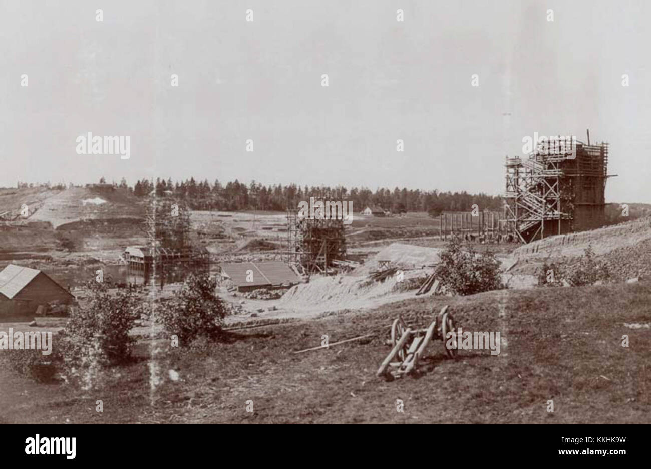 The construction of the Niemen River Bridge (No. 56) is a significant ...