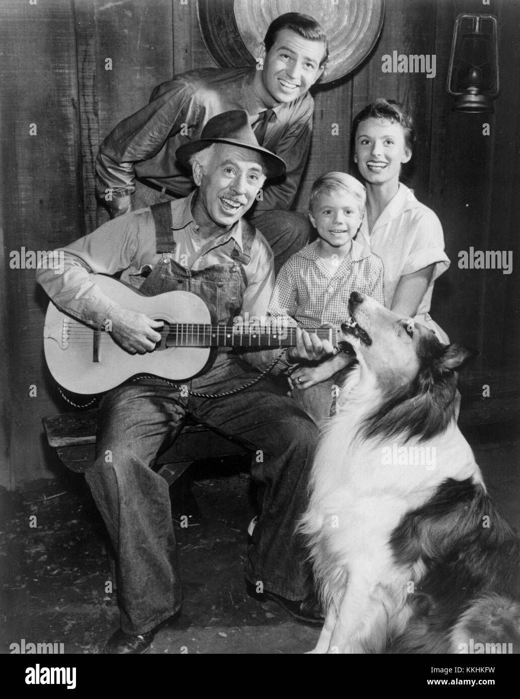 The cast of Lassie in 1957 featured the popular television showâ€™s ...